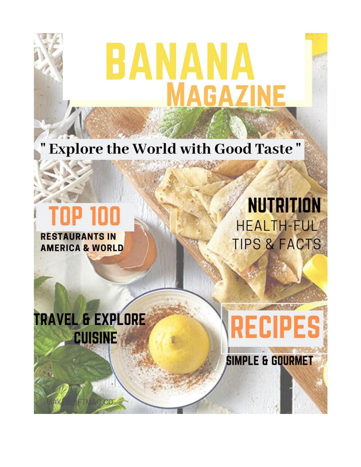 Banana Magazine by dishwelltreats - Issuu