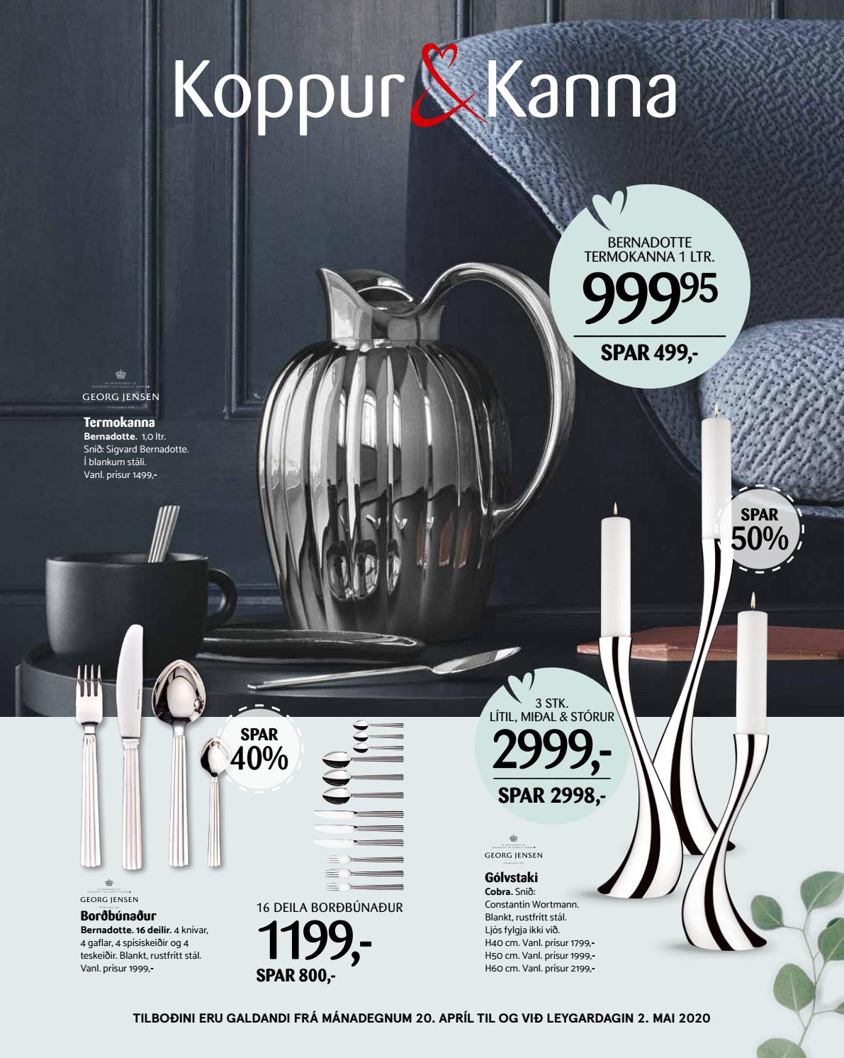 Tilboðsblað - Koppur & Kanna by IDEmøblar - Issuu