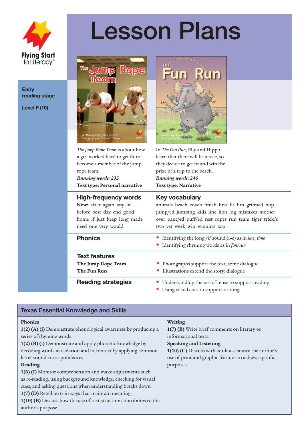 FSTL TEKS EA The Jump Rope Team - The Fun Run by Okapi - Issuu