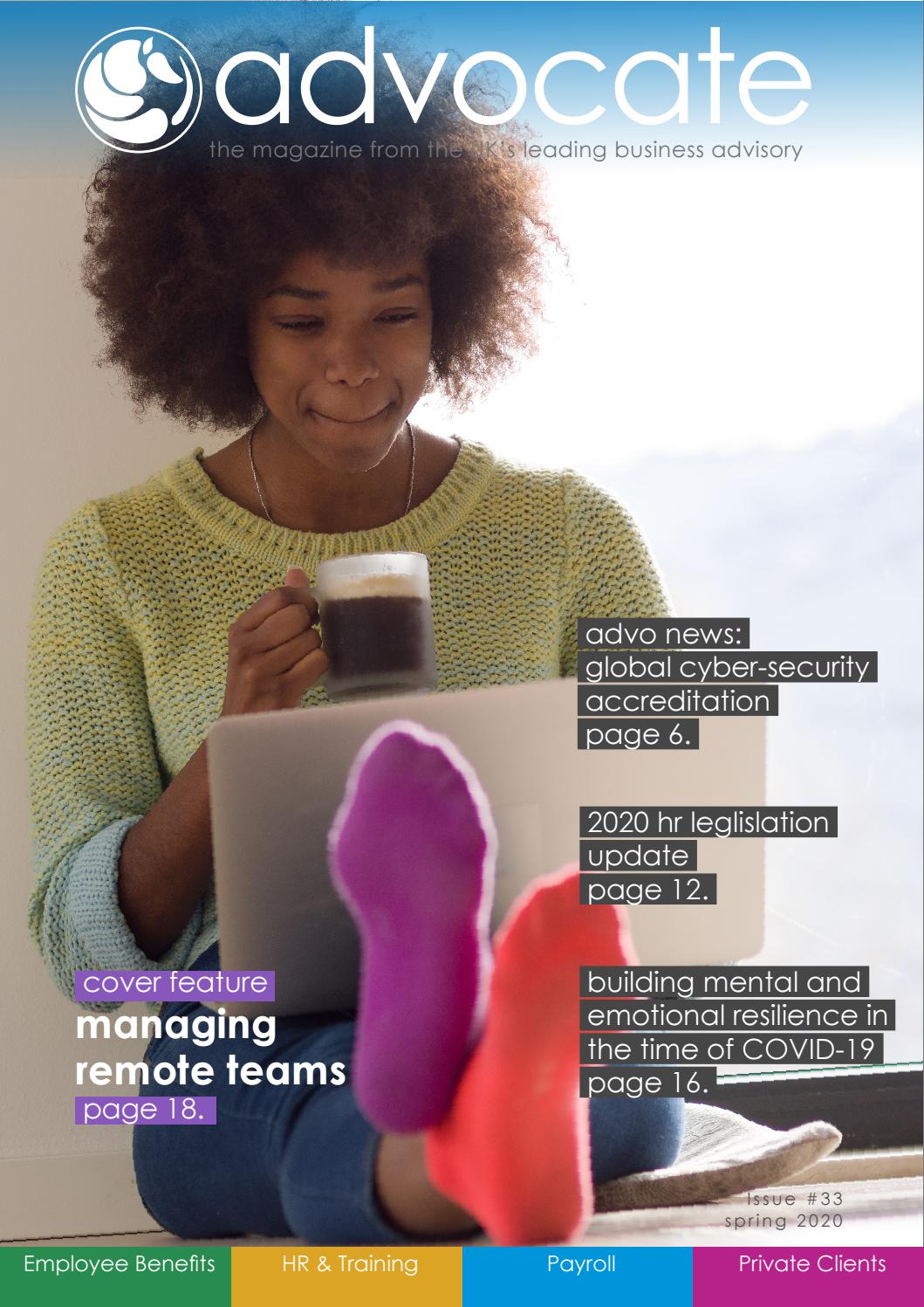 Advocate Spring Magazine 2020 by advo - Issuu