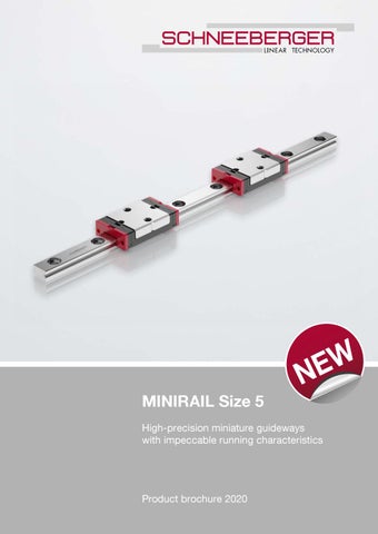 MINIRAIL Size 5 by SCHNEEBERGER AG - Issuu