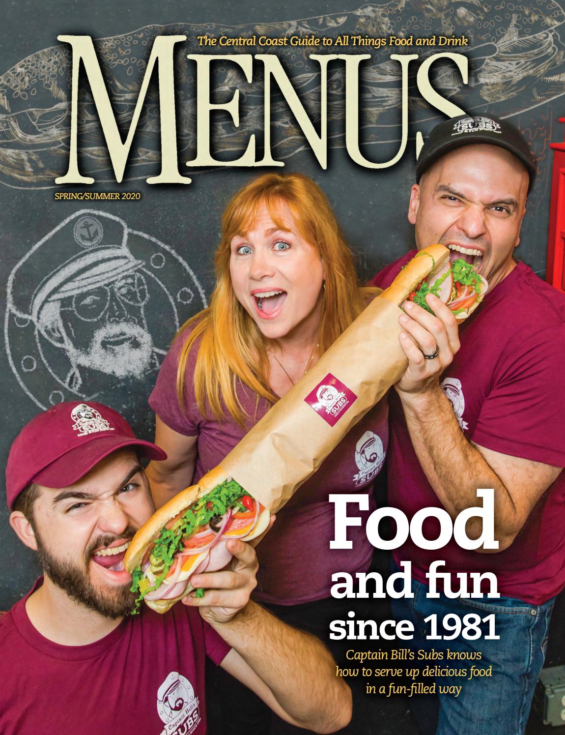 Menus Spring/Summer 2020 by New Times Media Group, San Luis Obispo - Issuu