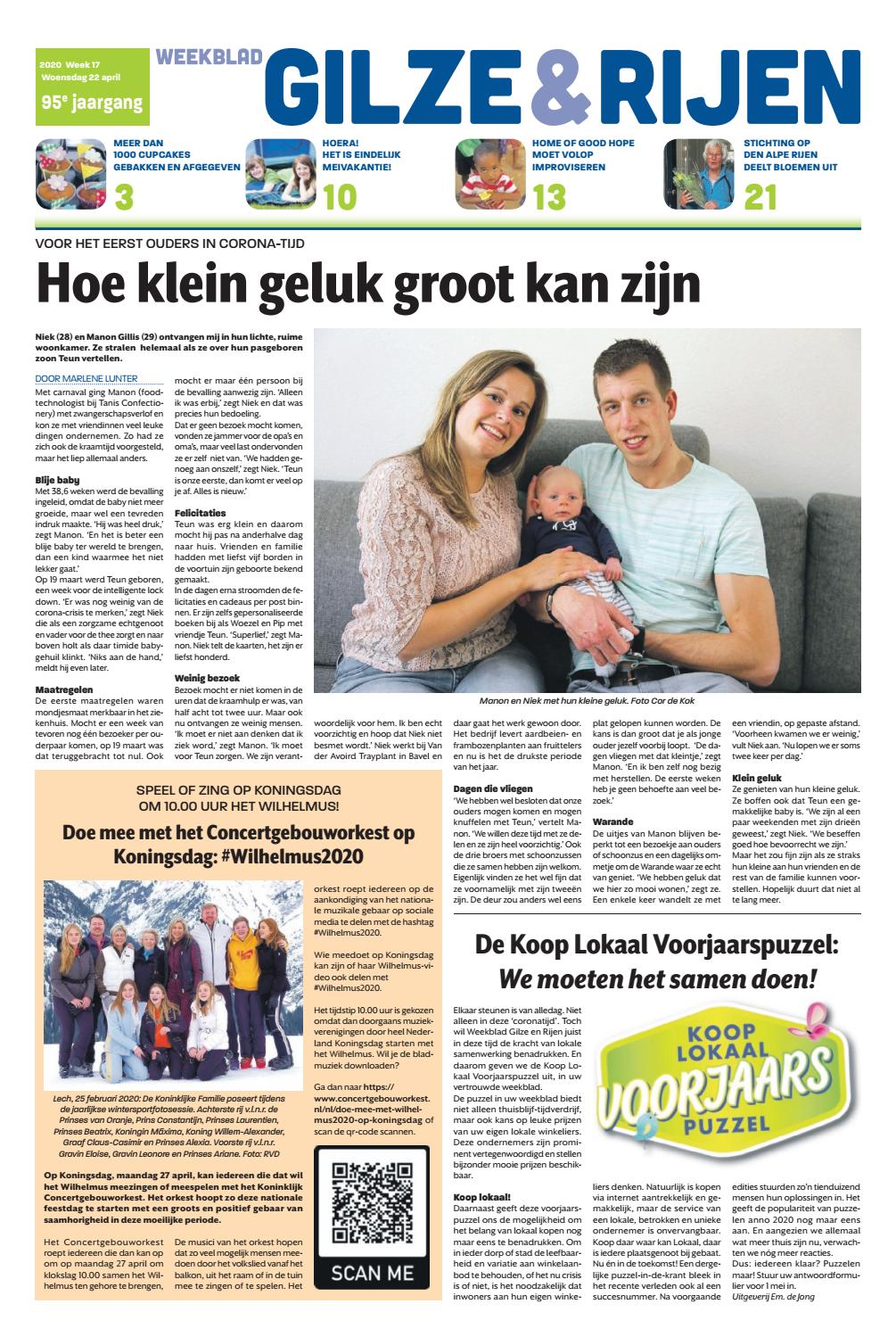 Weekblad Gilze en Rijen 22-04-2020 by Uitgeverij Em de Jong - Issuu
