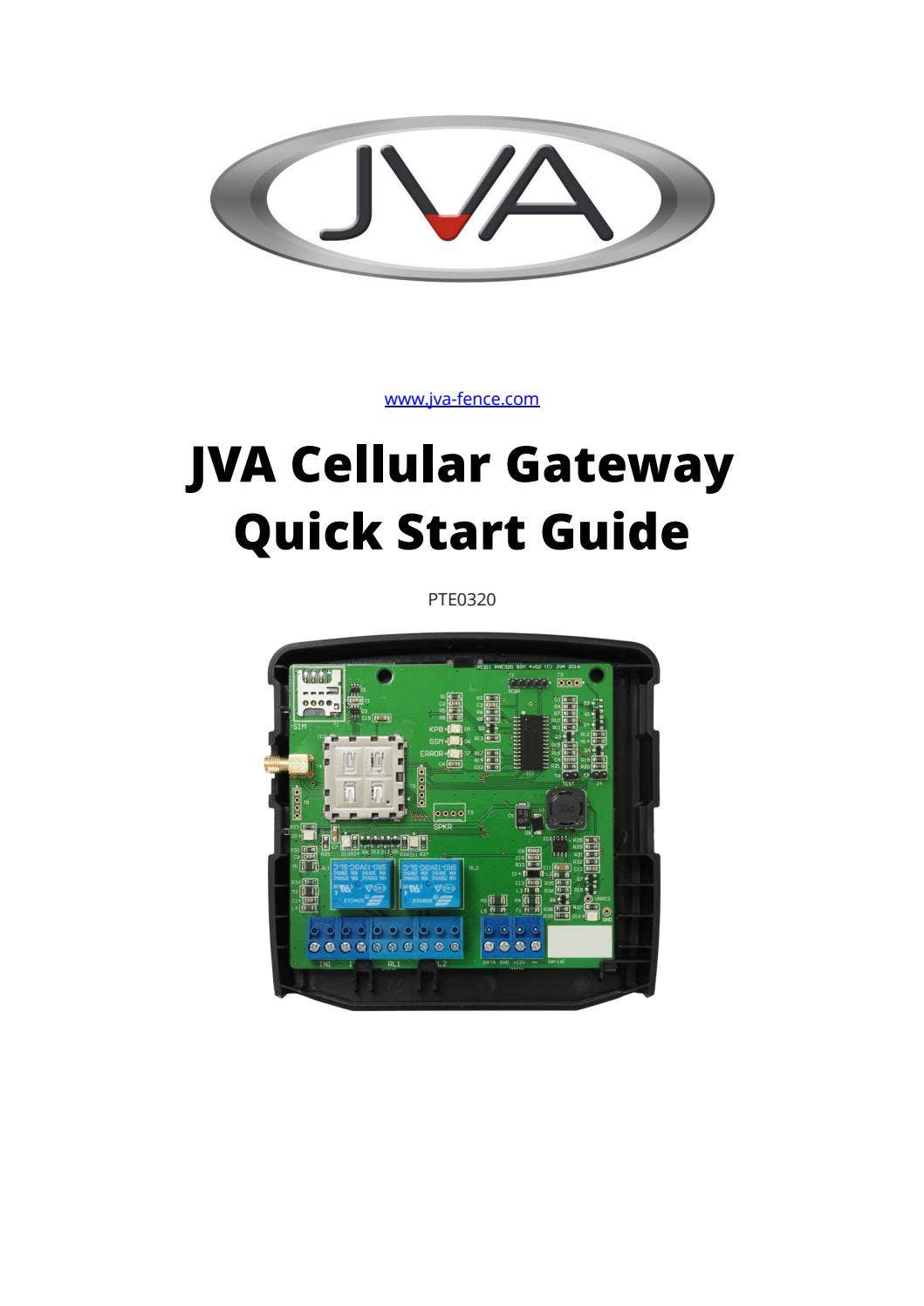 Jva GSM - Cellular Gateway Quick Start Guide by Ndlovu Fencing - Issuu