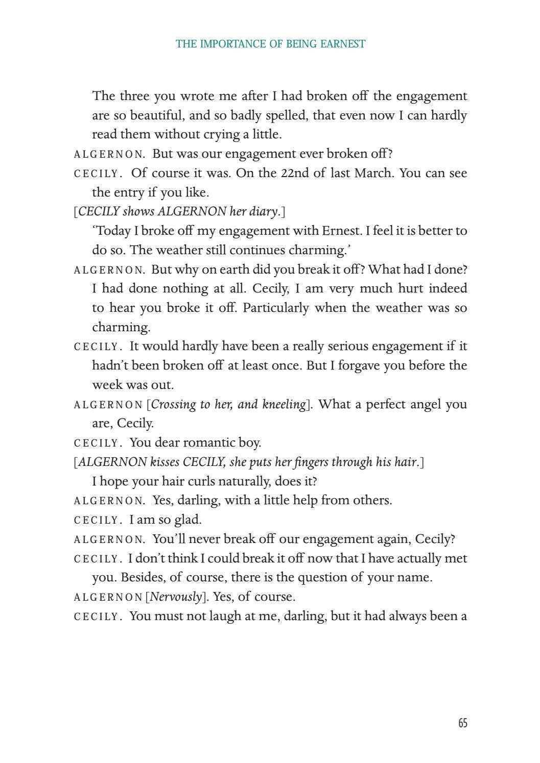 THE IMPORTANCE OF BEING EARNEST by ELI Publishing - Issuu