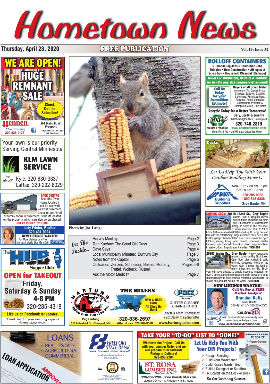 Hometown News April 23, 2020 by Hometown News - Issuu
