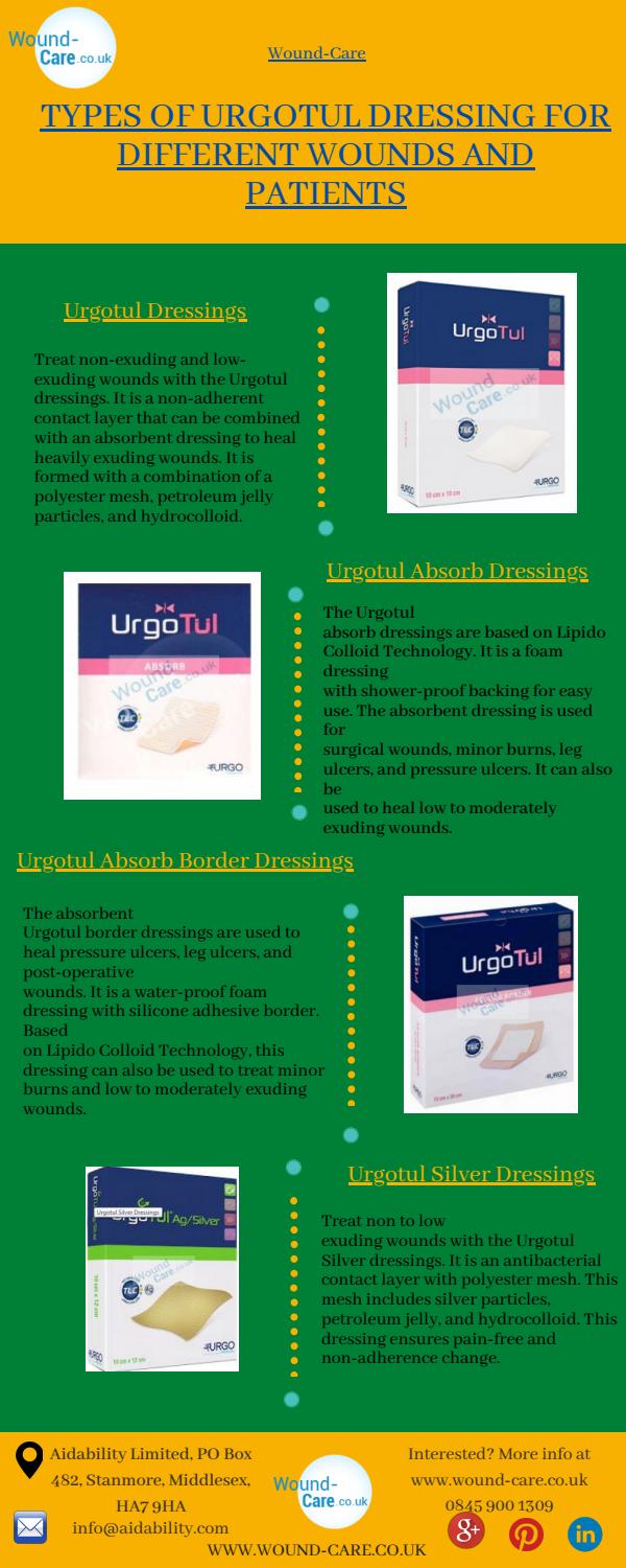 Types of Urgotul for Different Wounds and Patients by Wound Care - Issuu
