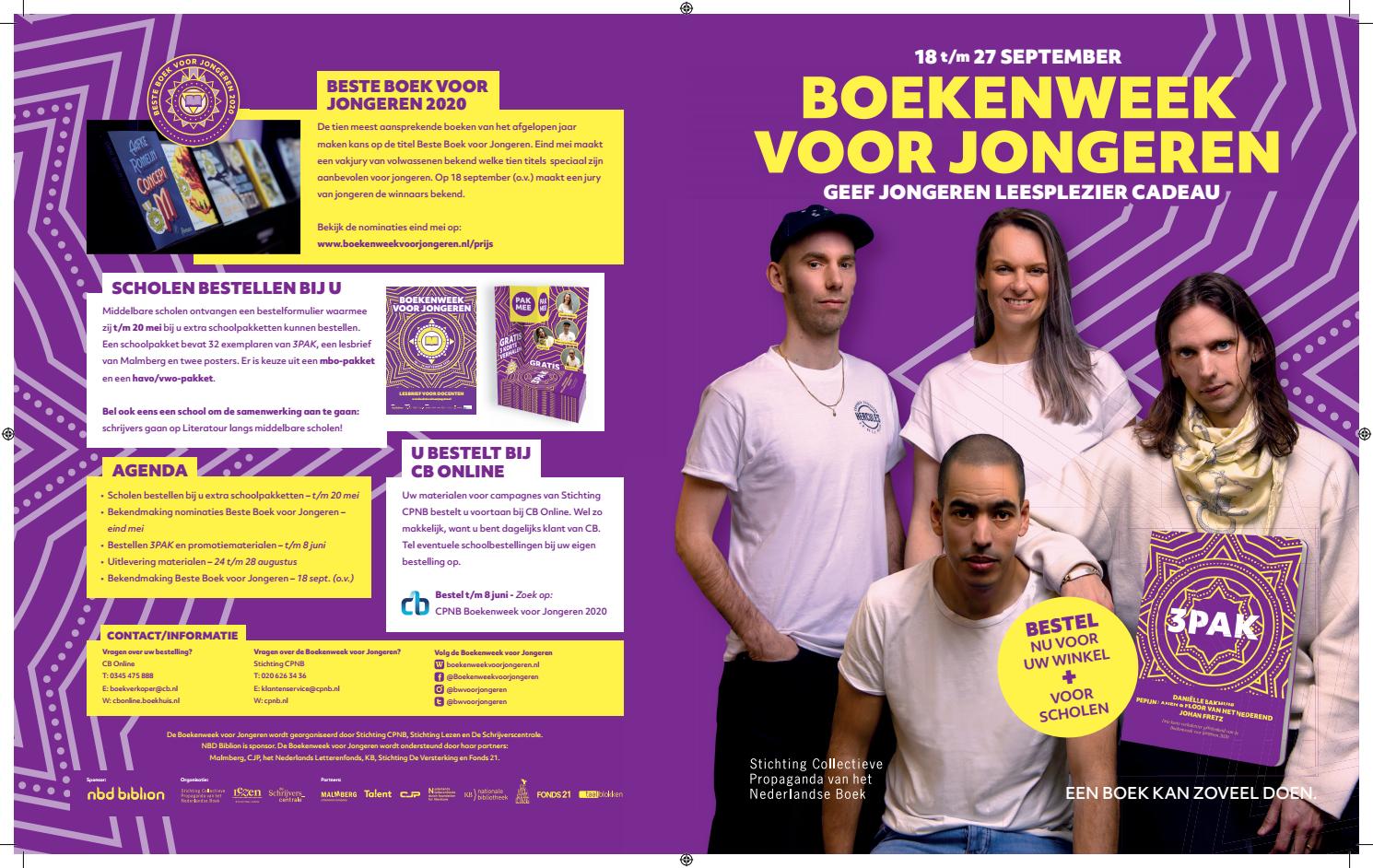 Boekenweek voor jongeren 2020 - Boekhandels folder by Stichting CPNB ...