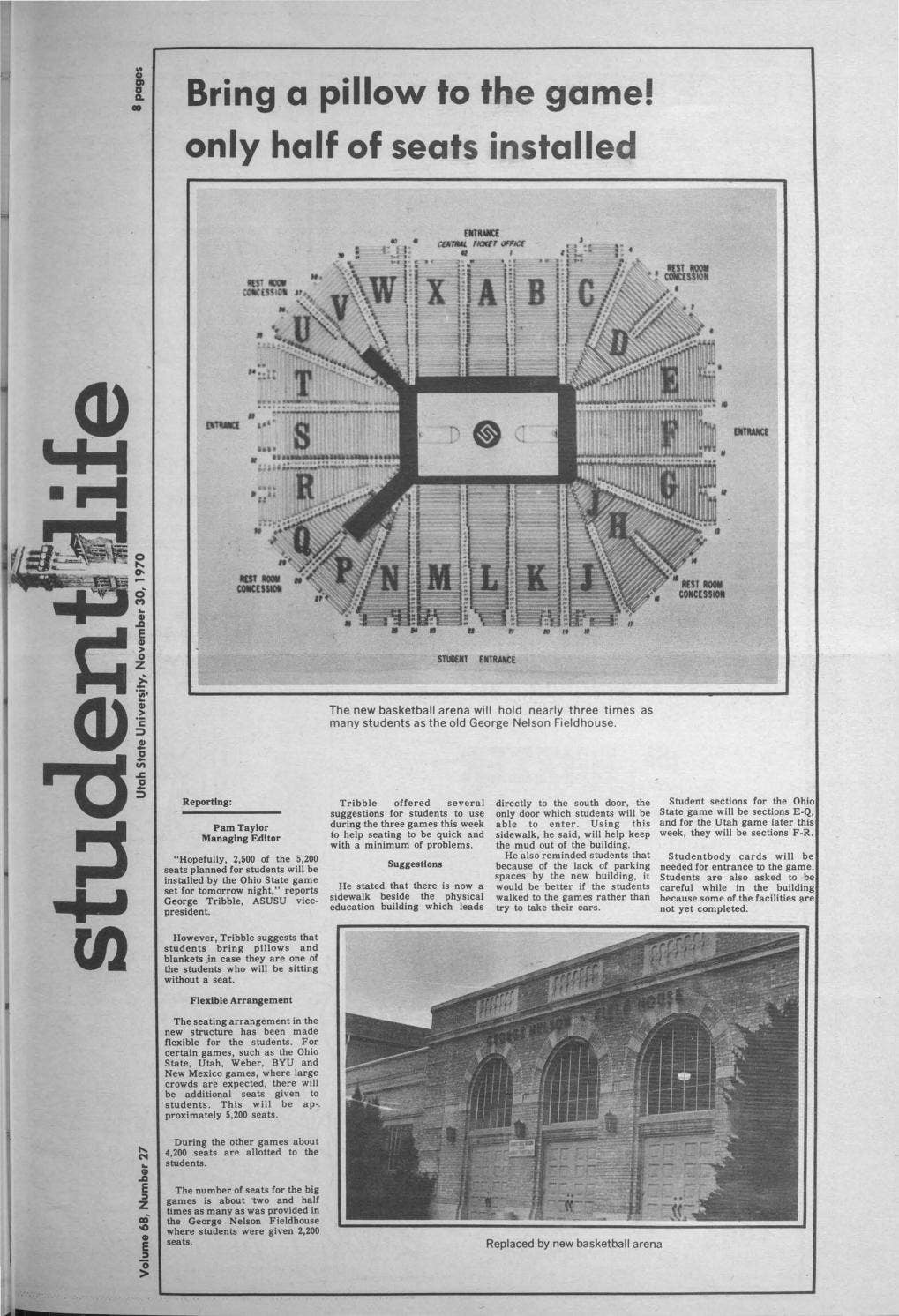 Student Life, November 30, 1970, Vol. 68, No. 27 by USU Libraries - Issuu