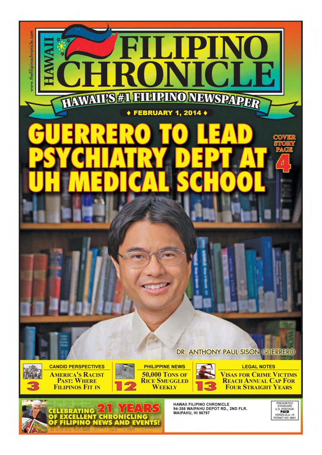 Hawaii Filipino Chronicle - February 1, 2014 by Hawaii Filipino ...