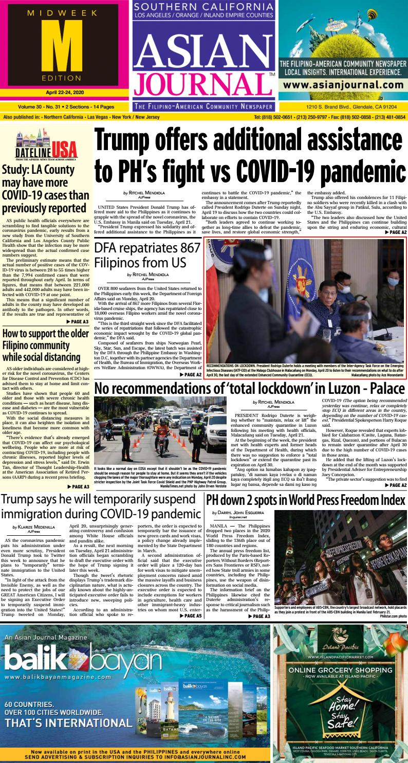 042220 - Southern California Midweek Edition by Asian Journal Community ...