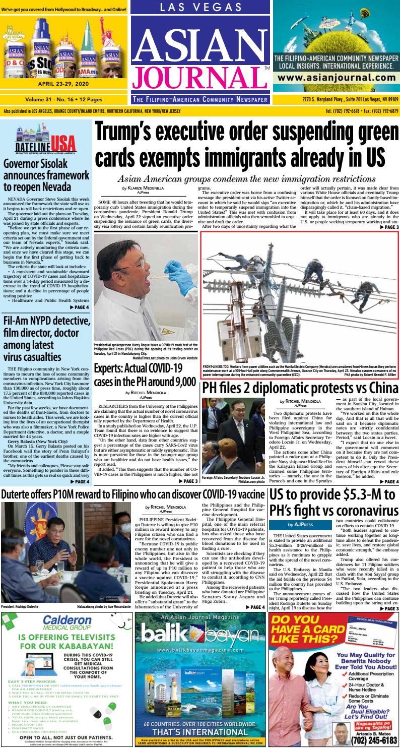042320 - Las Vegas Edition by Asian Journal Community Newspapers - Issuu