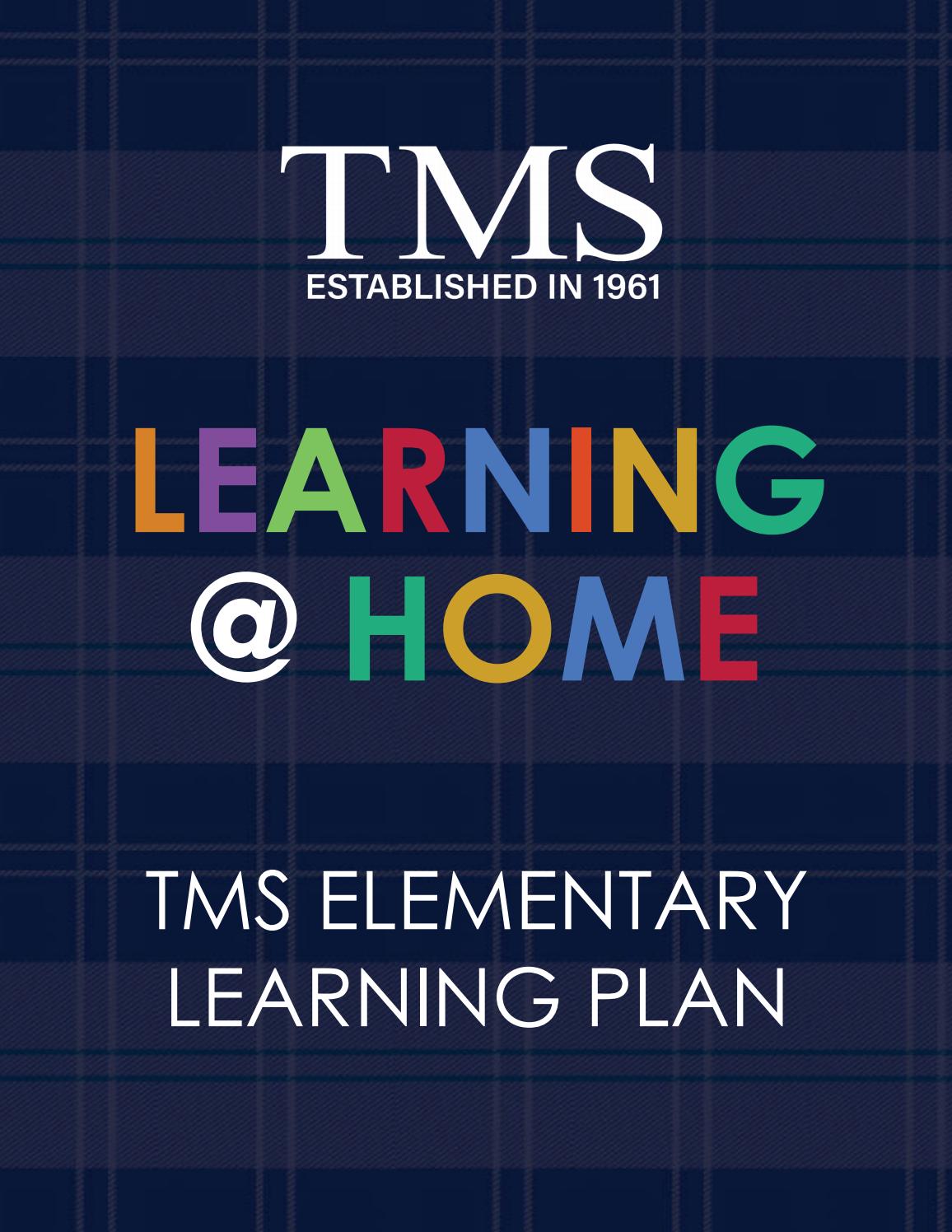 TMS Elementary Learning Plan by TMS - Issuu