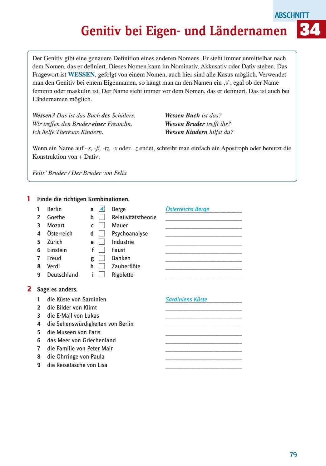 Grammatik Plus A1 by ELI Publishing - Issuu