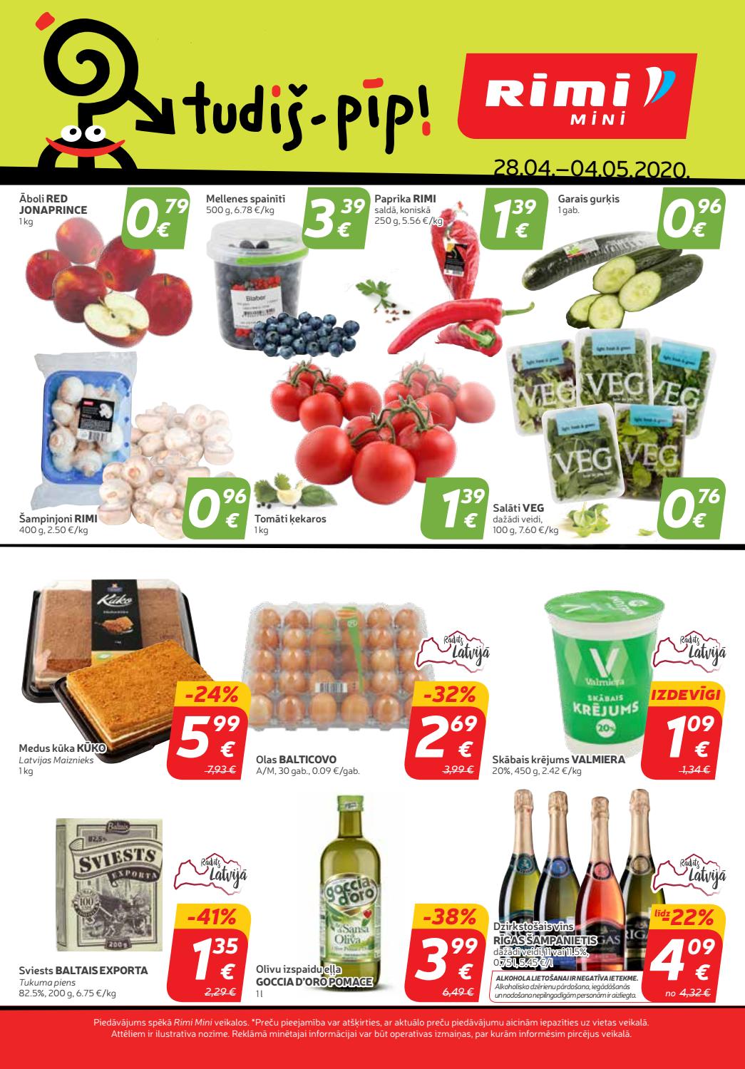 Rimi Mini piedāvājumi 28.04.- 04.05.2020. by Rimi - Issuu