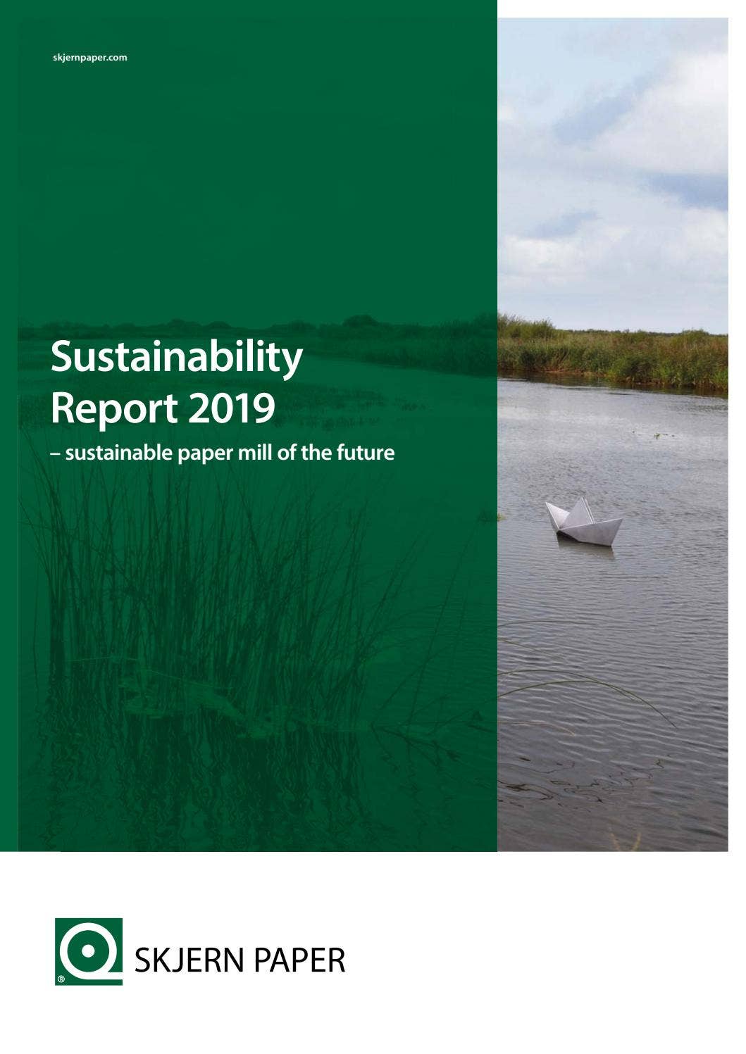 Skjern Paper Sustainability Report 2019 by Ørskov Web - Issuu