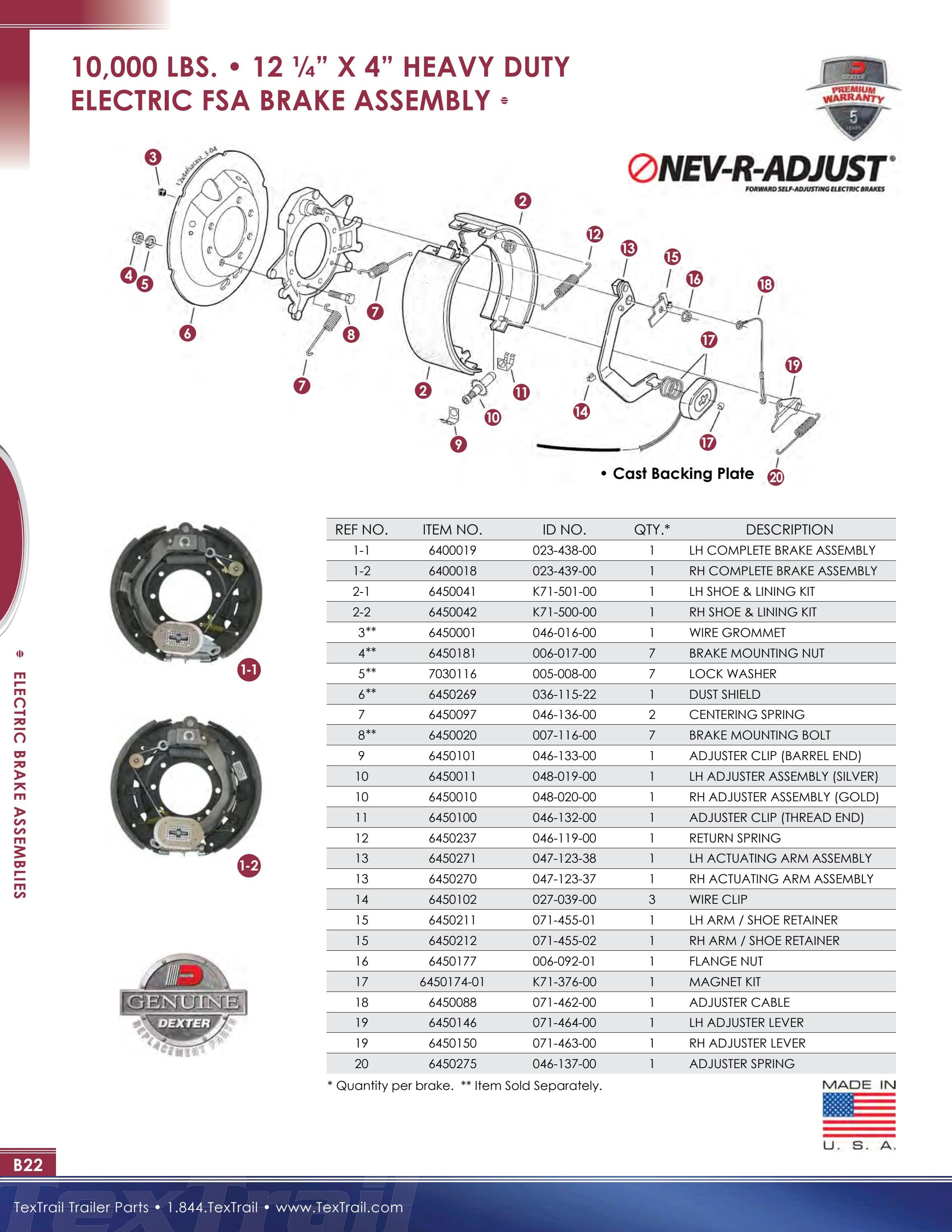 TexTrail Trailer Parts Catalog by Dino Marketing Group - Issuu