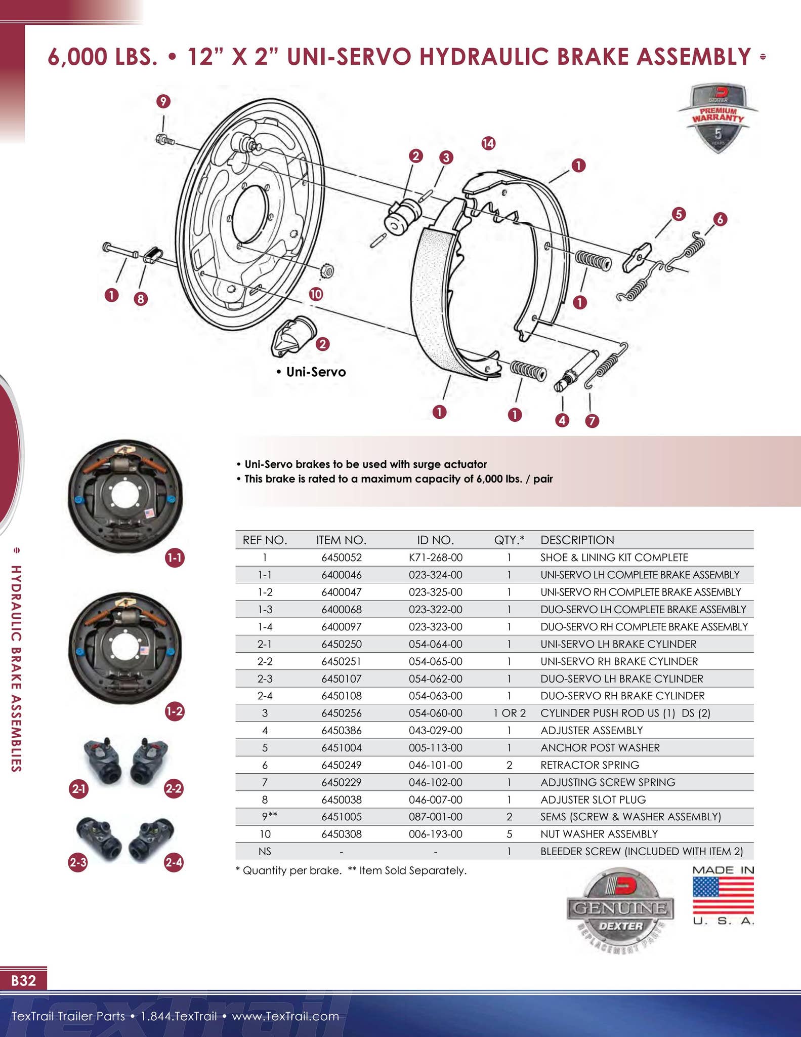 TexTrail Trailer Parts Catalog by Dino Marketing Group - Issuu