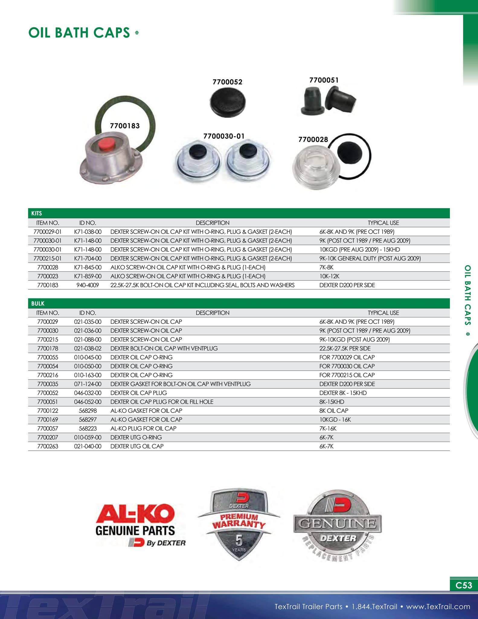 TexTrail Trailer Parts Catalog by Dino Marketing Group - Issuu