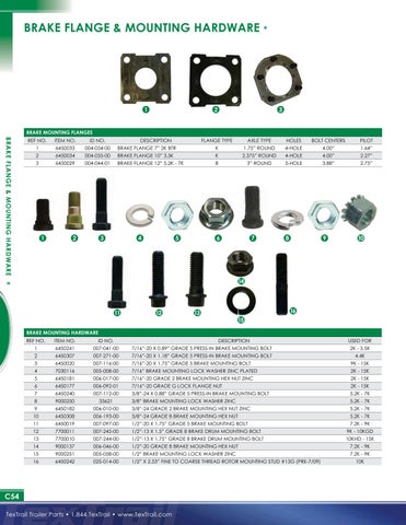 TexTrail Trailer Parts Catalog by Dino Marketing Group - Issuu