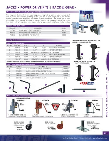 TexTrail Trailer Parts Catalog by Dino Marketing Group - Issuu