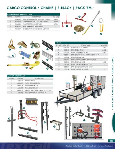 TexTrail Trailer Parts Catalog by Dino Marketing Group - Issuu