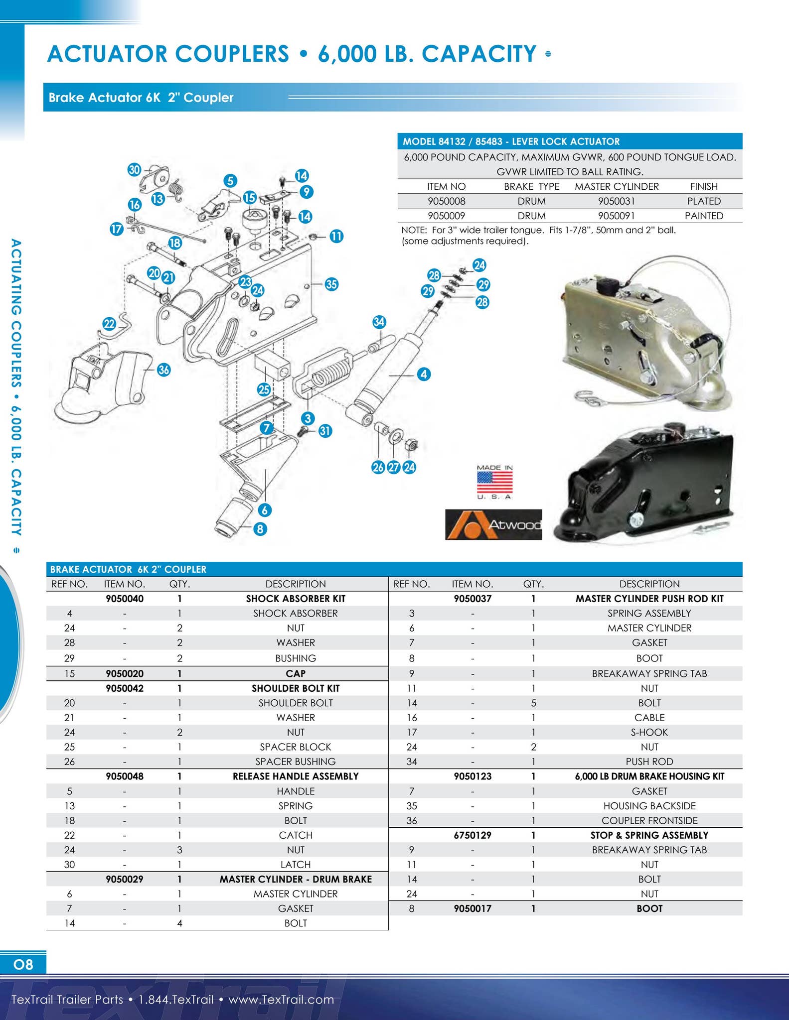 TexTrail Trailer Parts Catalog by Dino Marketing Group - Issuu