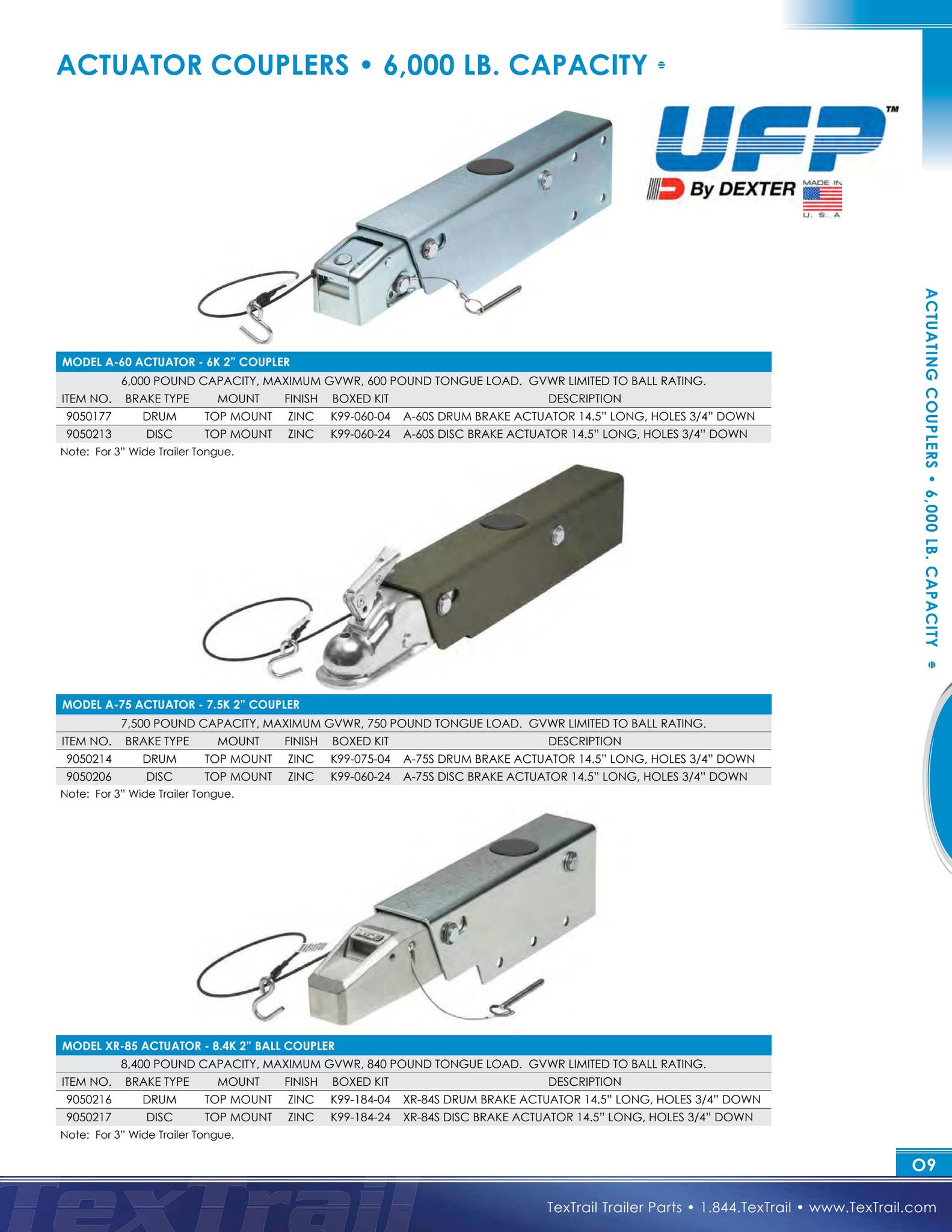 TexTrail Trailer Parts Catalog by Dino Marketing Group - Issuu