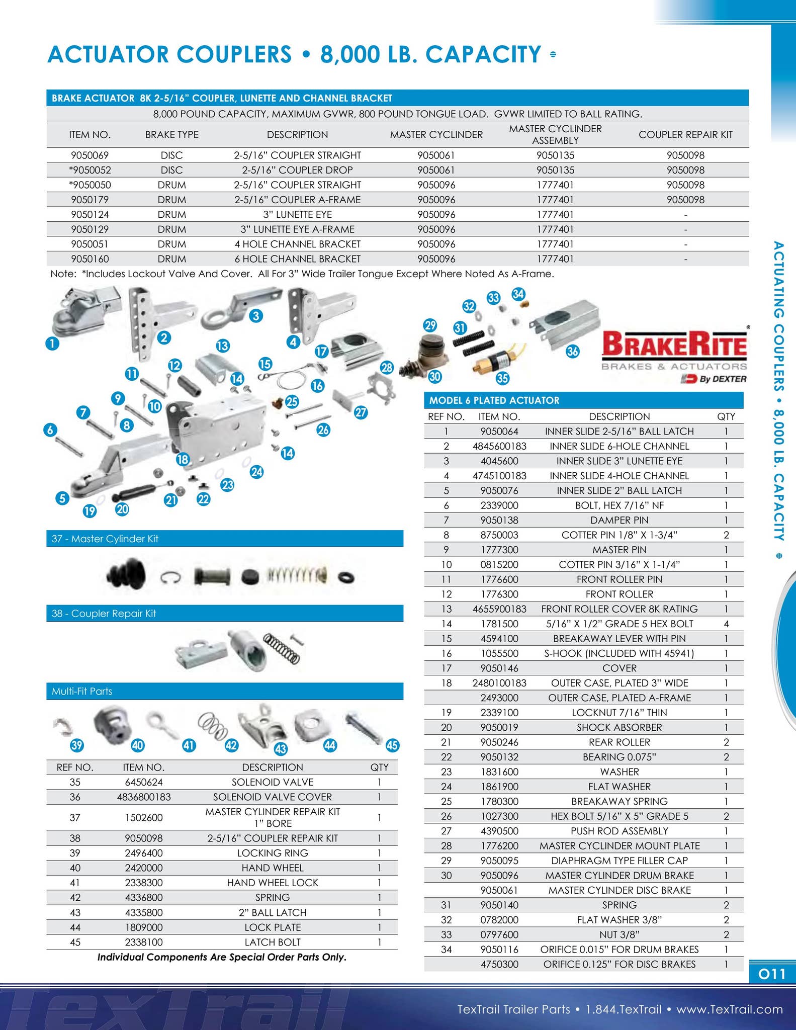 TexTrail Trailer Parts Catalog by Dino Marketing Group - Issuu