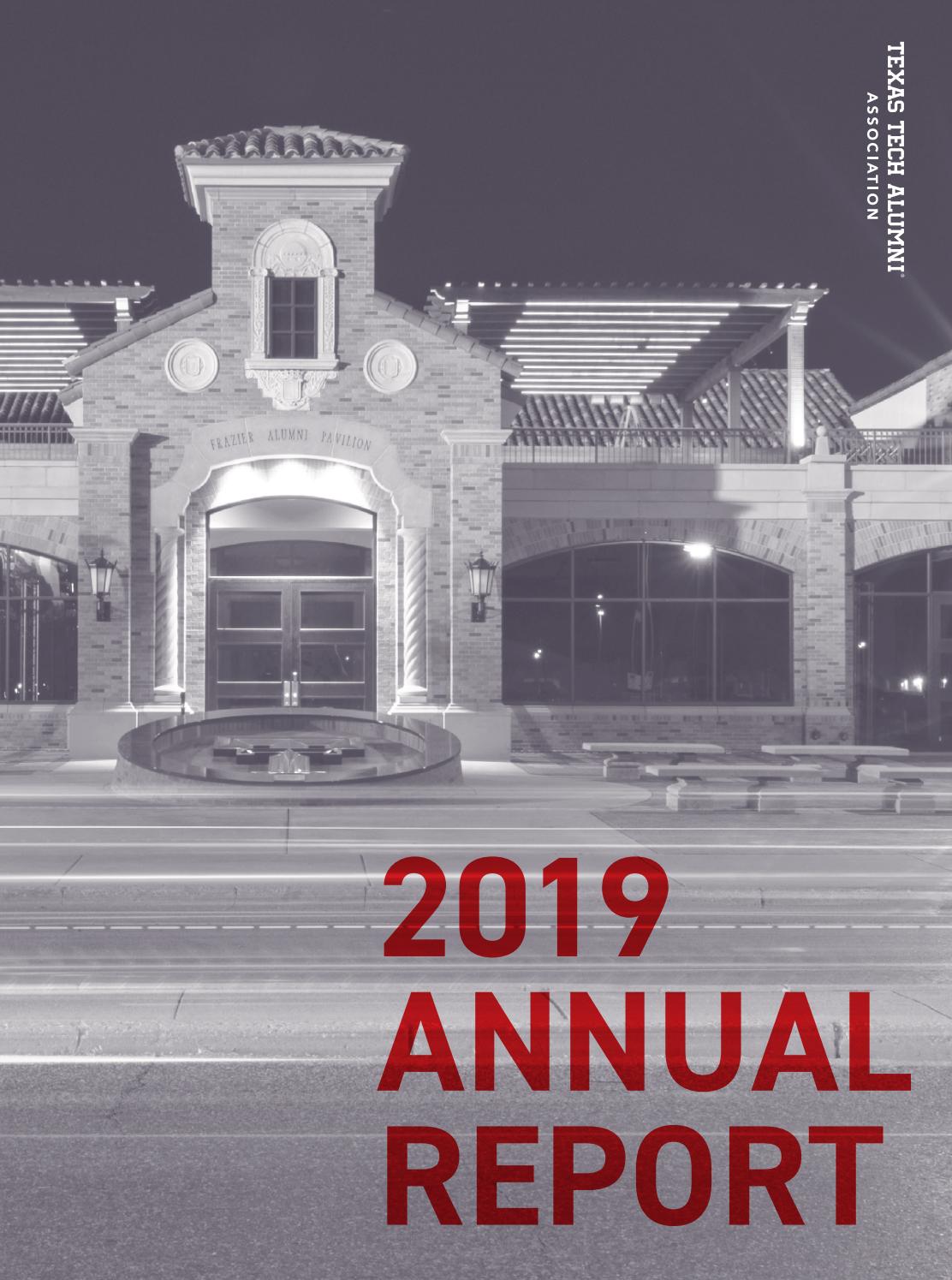 Texas Tech Alumni Association 2019 Annual Report by Texas Tech Alumni ...