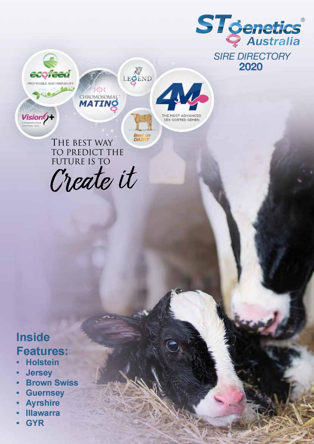 STGenetics Australia Sire Directory 2020 by Stgen Australia - Issuu