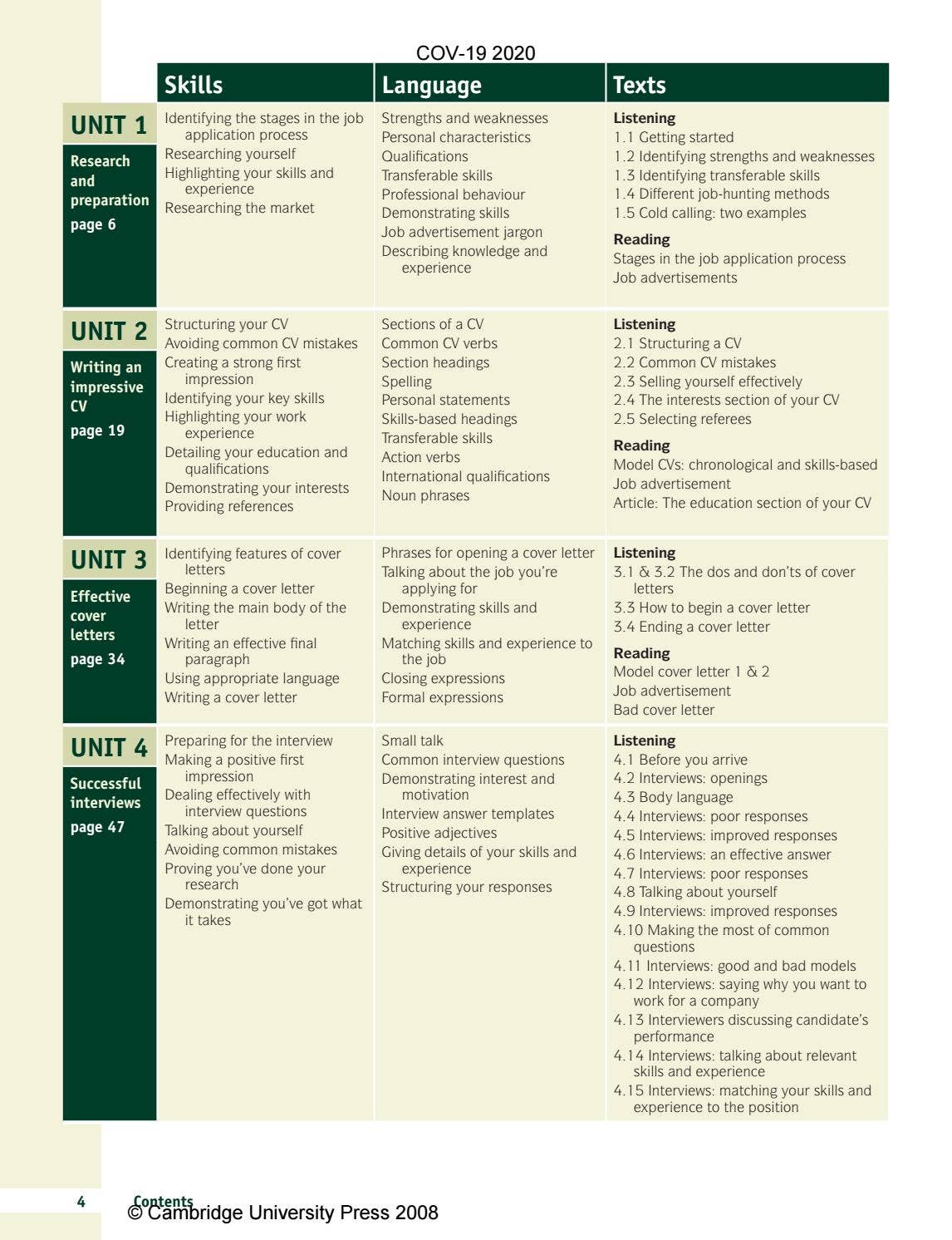 Cambridge English for Job-hunting by Cambridge English - Issuu
