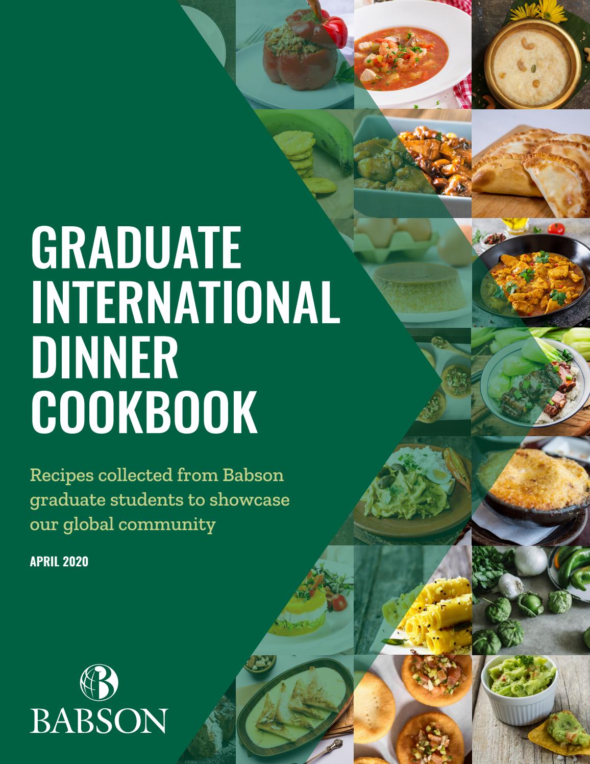 Graduate International Dinner Cookbook by Babson College - Issuu