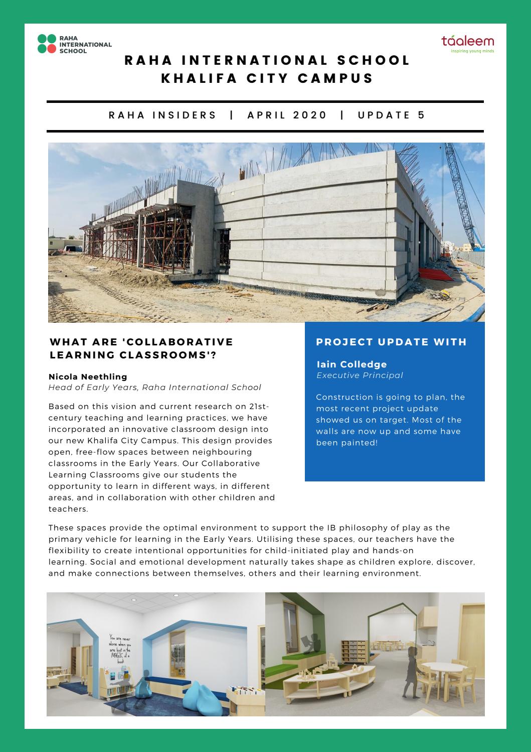 Raha International School Khalifa City Campus - Update 5 by Raha ...