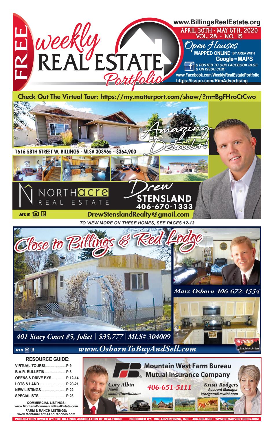 Weekly Real Estate Portfolio • VOL. 28 - NO. 15 by RIMAdvertising - Issuu