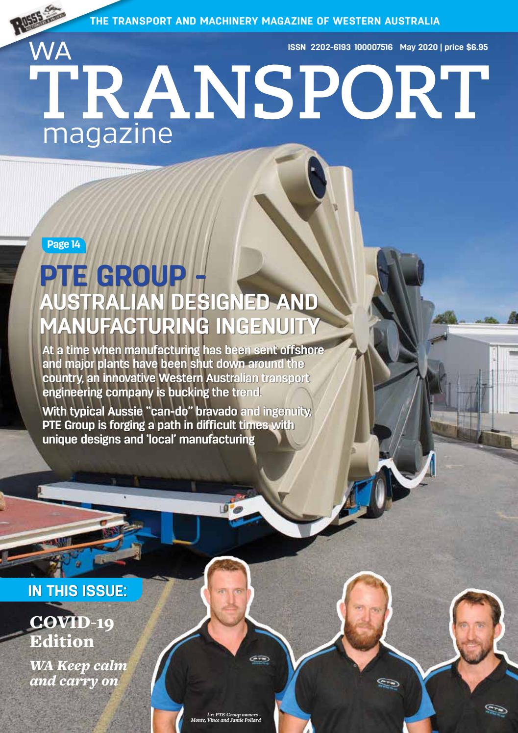 WA TRANSPORT MAGAZINE - MAY 2020 EDITION by Angry Chicken Publishing ...