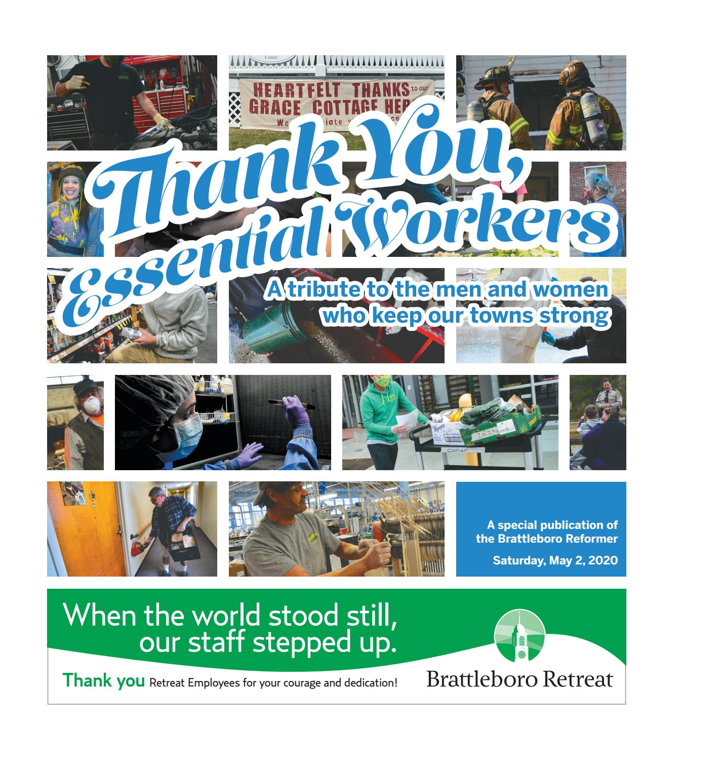 BR Thank You Essential Workers by New England Newspapers, Inc. - Issuu