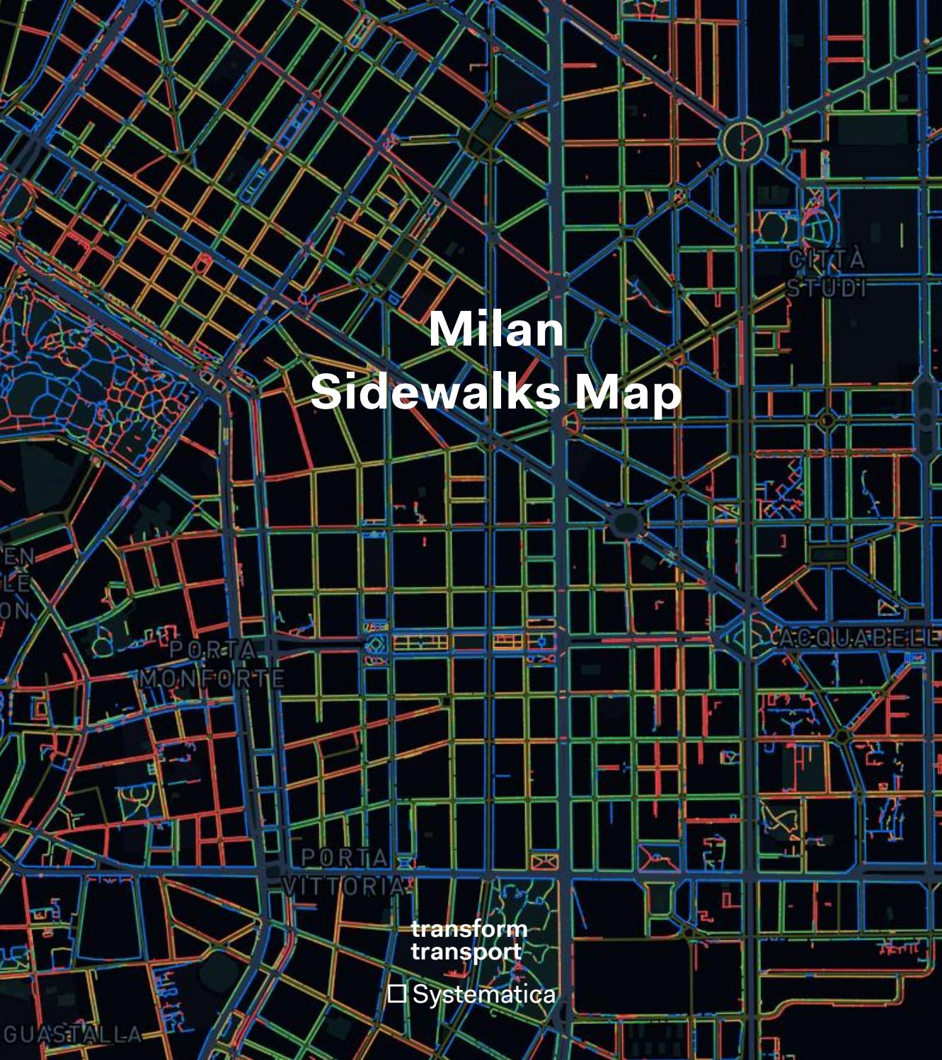 Milan sidewalks map by Systematica - Issuu