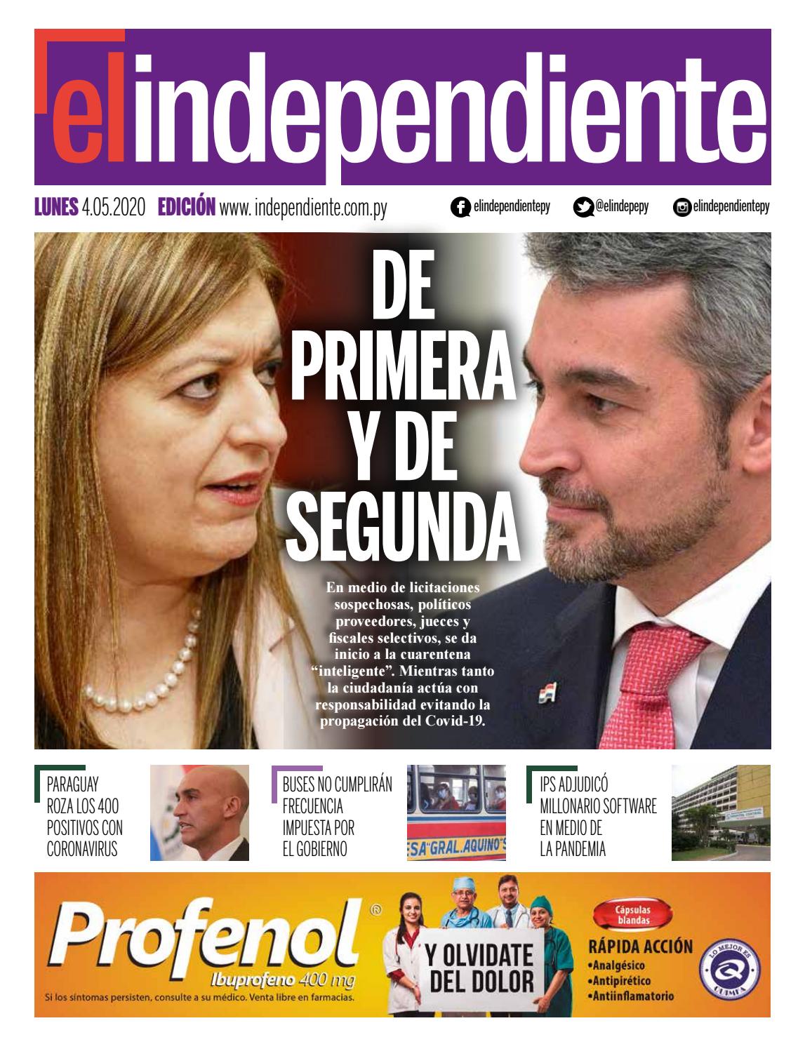 El Independiente Edición 04-05-2020 by Editorial de Negocios S.A. - Issuu