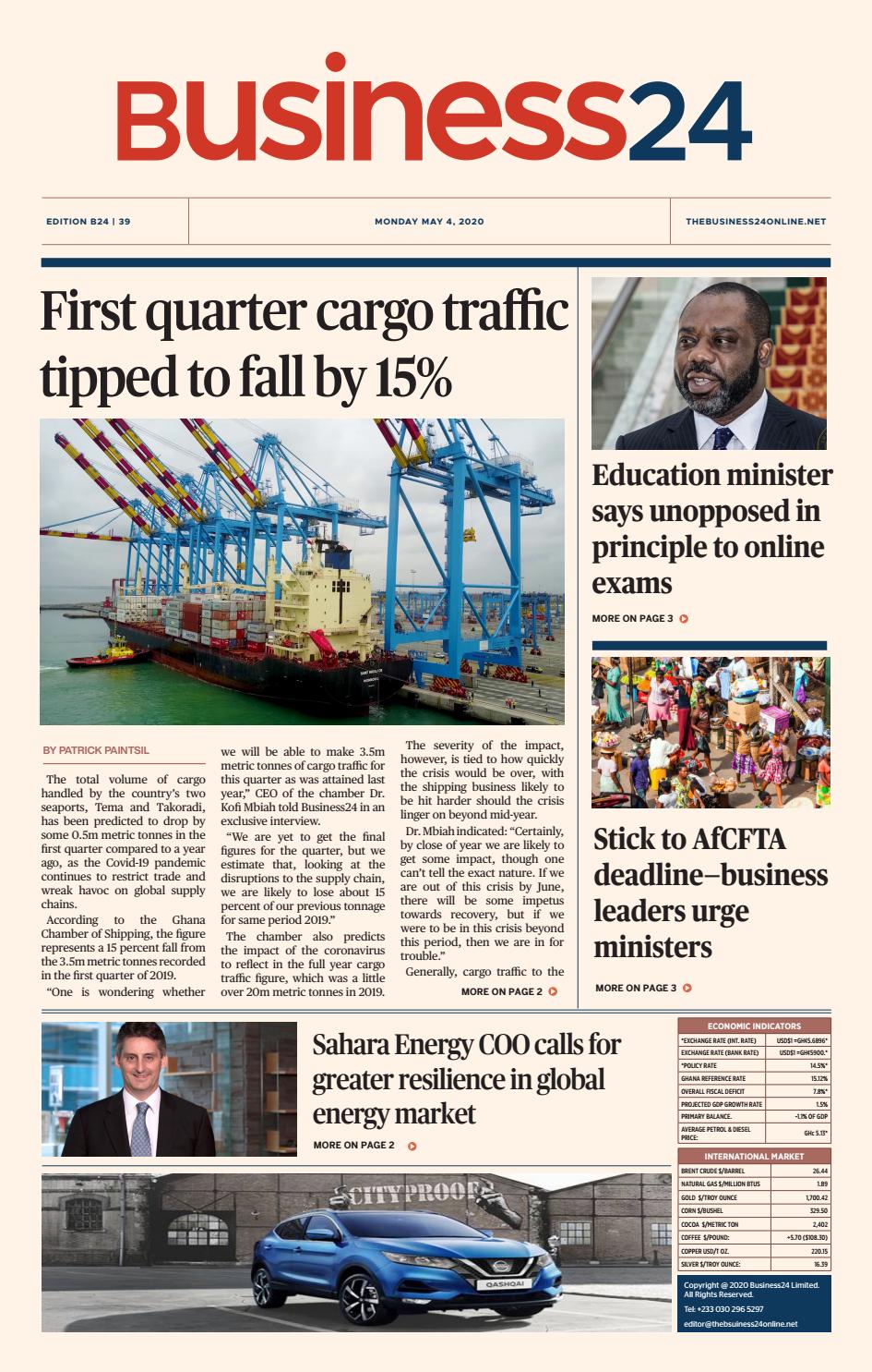 Business24 Newspaper (May 4-2020) by Business24 Online - Issuu