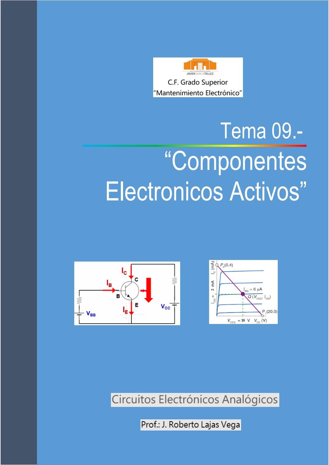Tema 09.- Componentes Electrónicos Activos. by roberto - Issuu