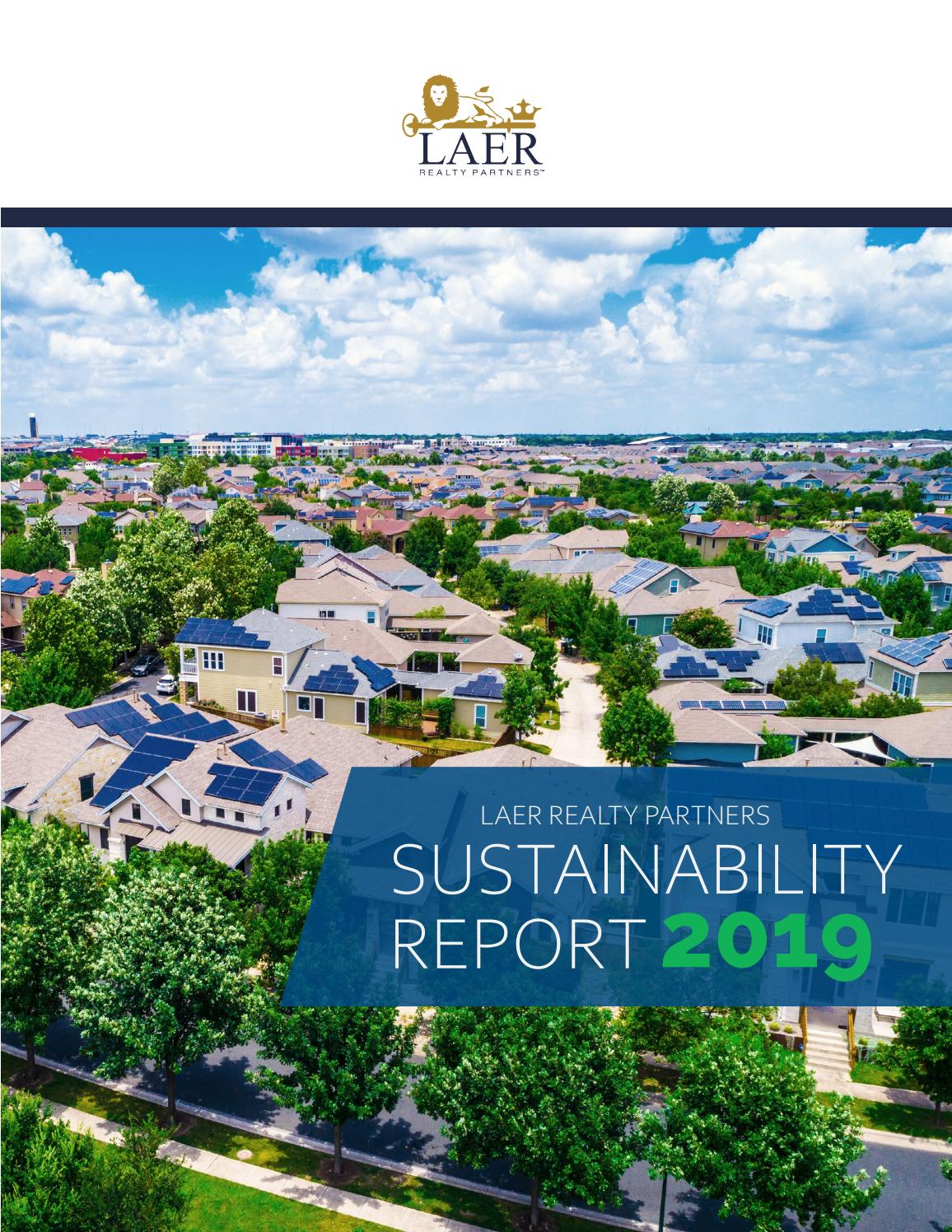 LAER Sustainability Report by Stacey Alcorn - Issuu