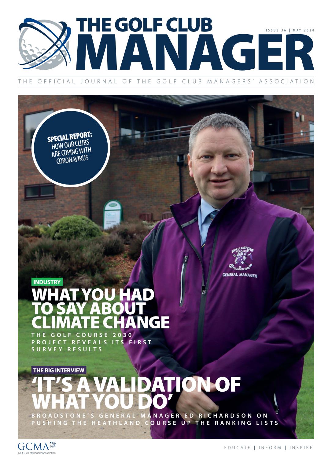 The Golf Club Manager: May 2020 by Golf Club Managers Association - Issuu