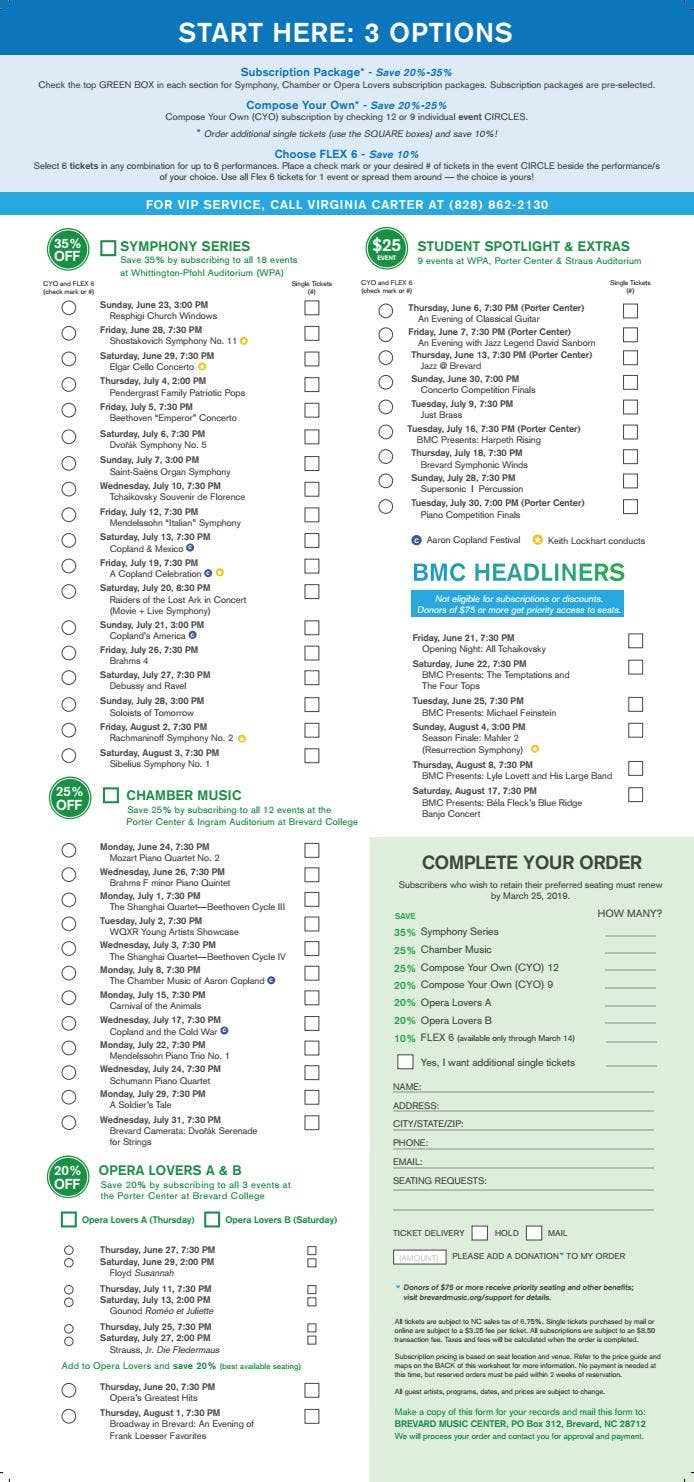 2019 BMC Subscription Worksheet by Cally Jamis Vennare - Issuu