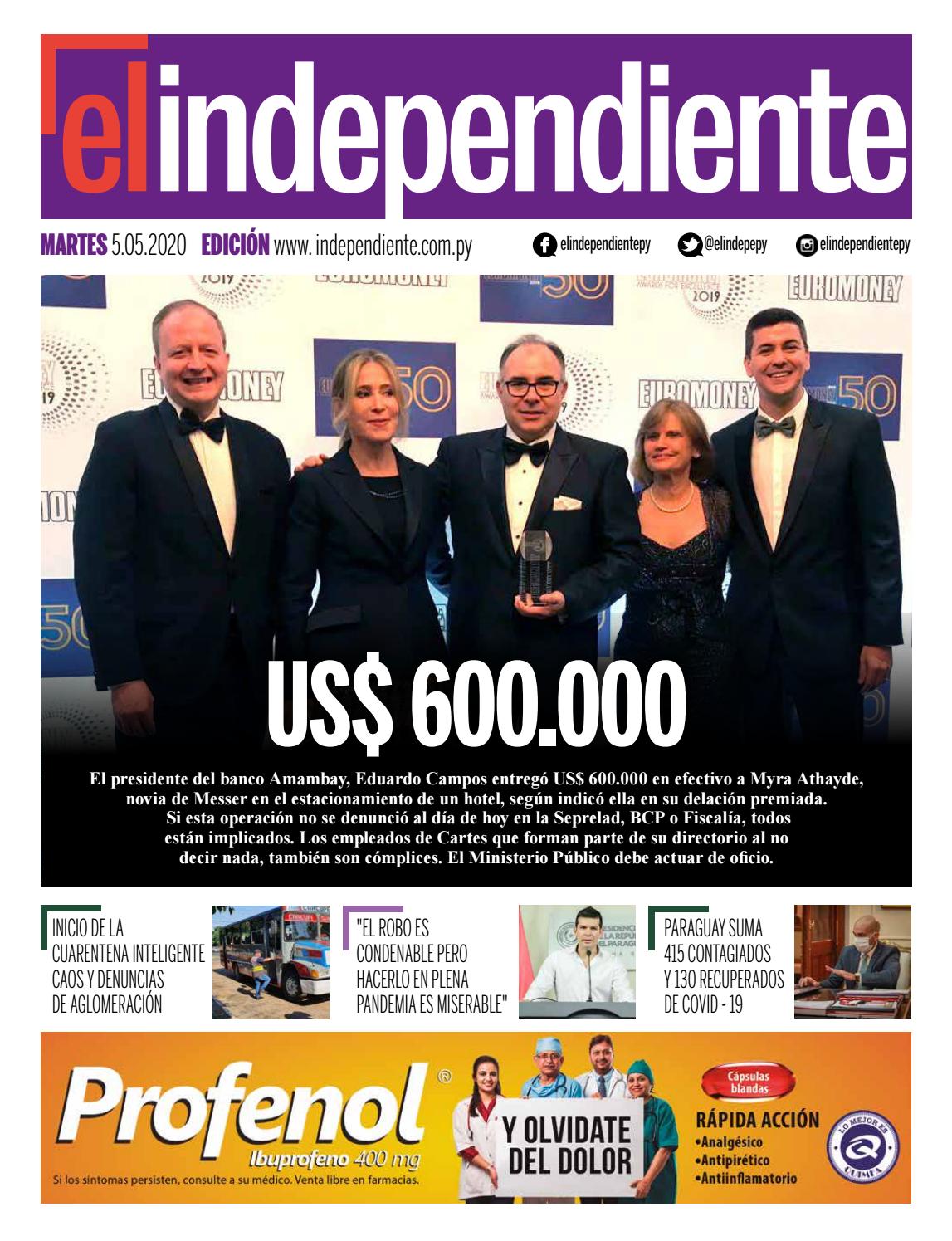 El Independiente Edición 05-05-2020 by Editorial de Negocios S.A. - Issuu