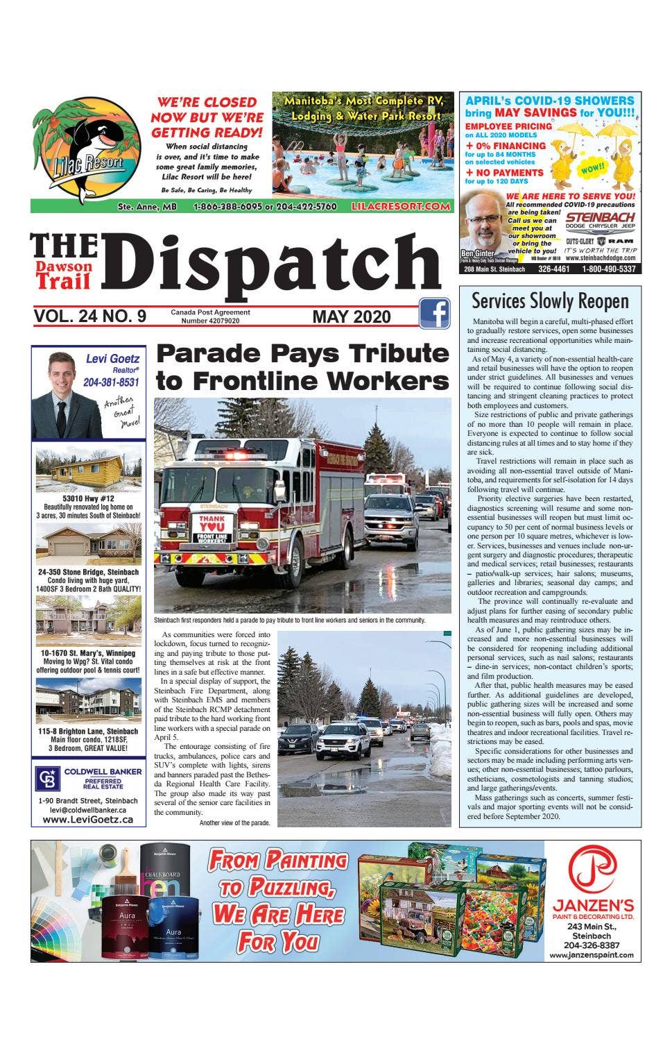 Dawson Trail Dispatch May 2020 by The Dawson Trail Dispatch - Issuu