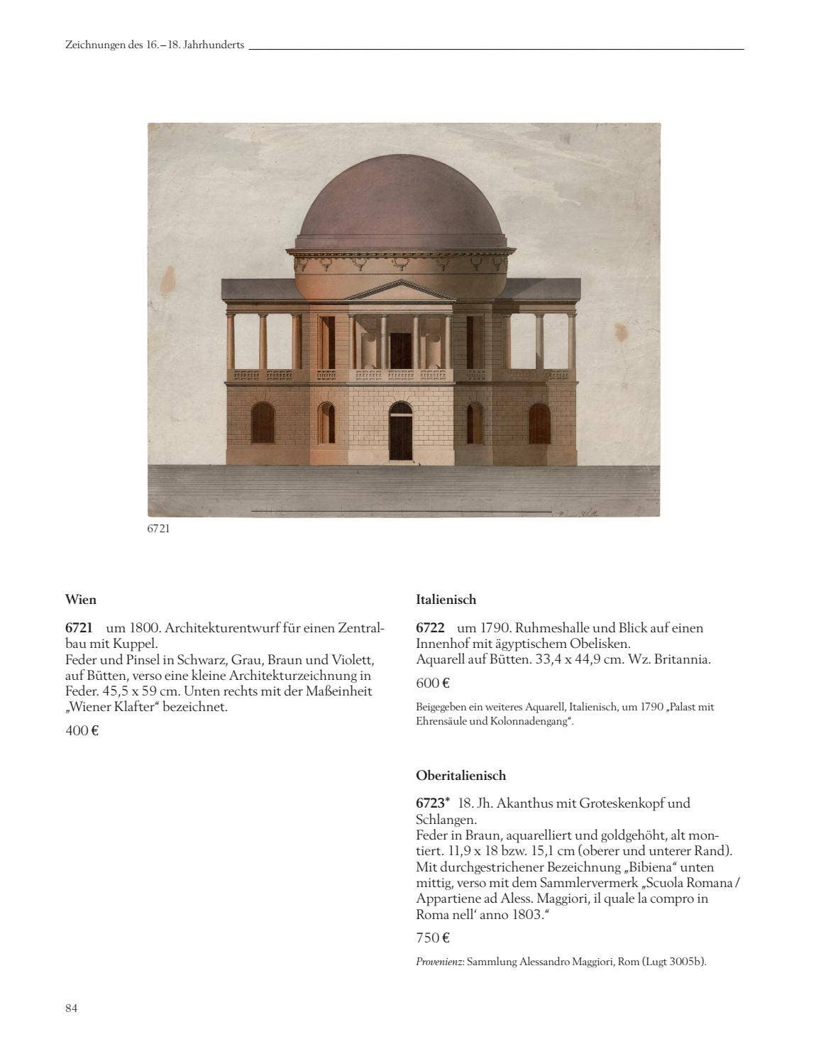 Bassenge Kunstauktion 115: Zeichnungen des 16.-19. Jahrhunderts by ...
