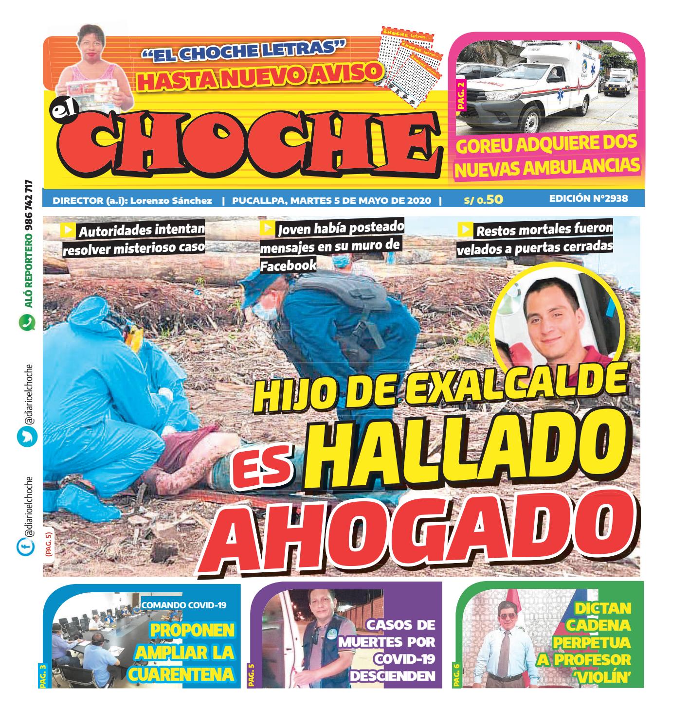 El Choche, Pucallpa 5 de mayo de 2020 by Diario Ímpetu - Issuu