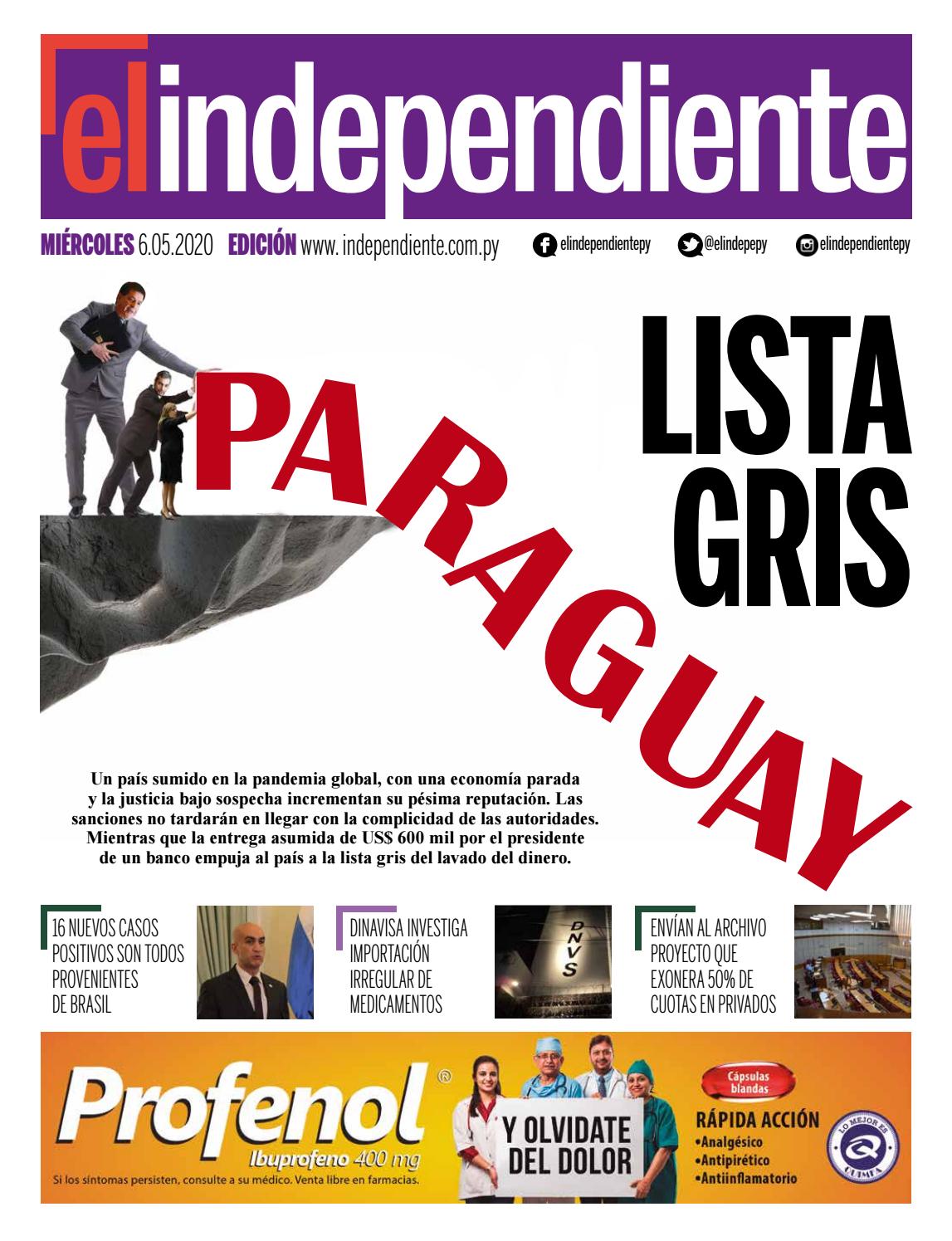 El Independiente Edición 06-05-2020 by Editorial de Negocios S.A. - Issuu