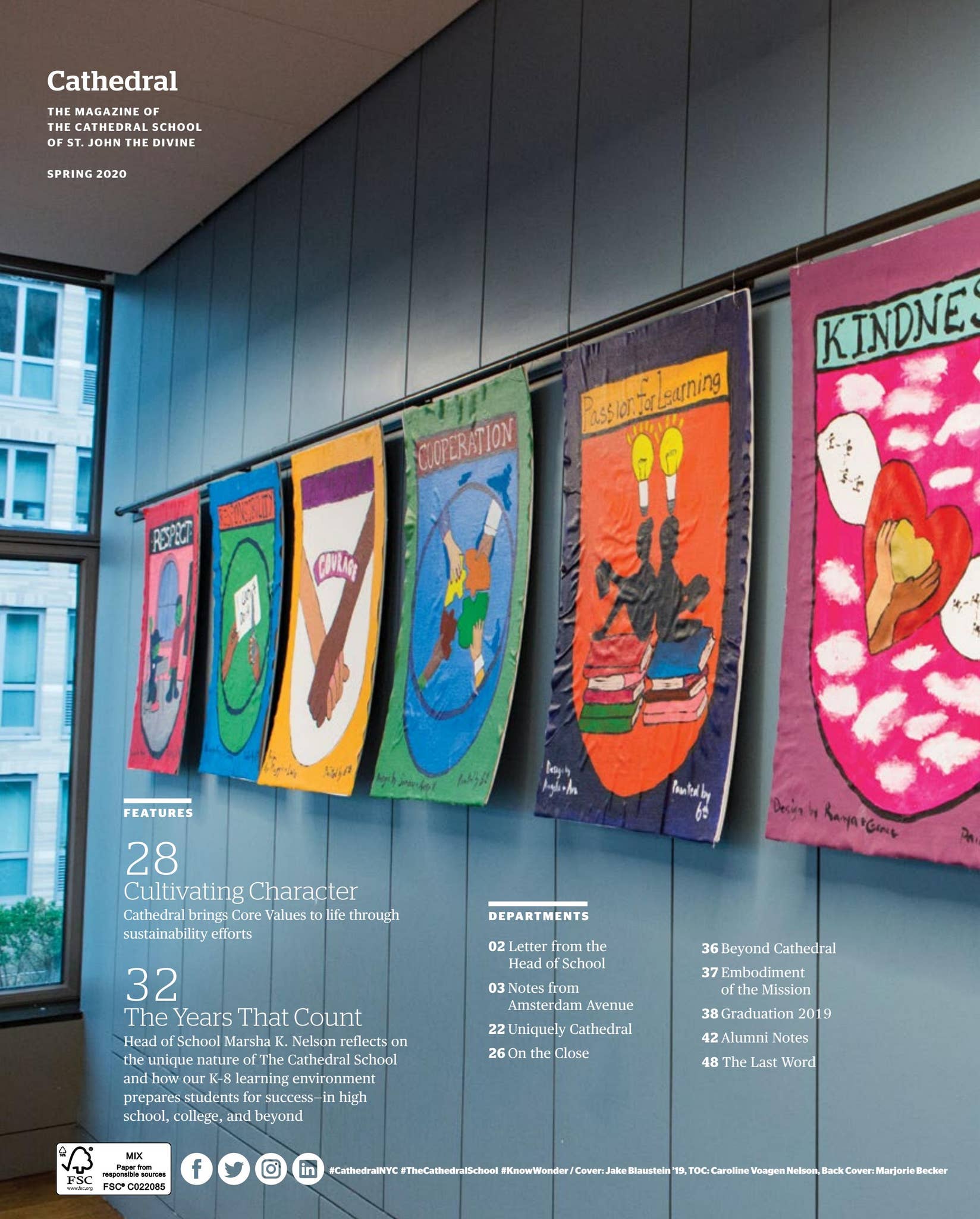 Cathedral Magazine (Spring 2020) by The Cathedral School of St. John ...